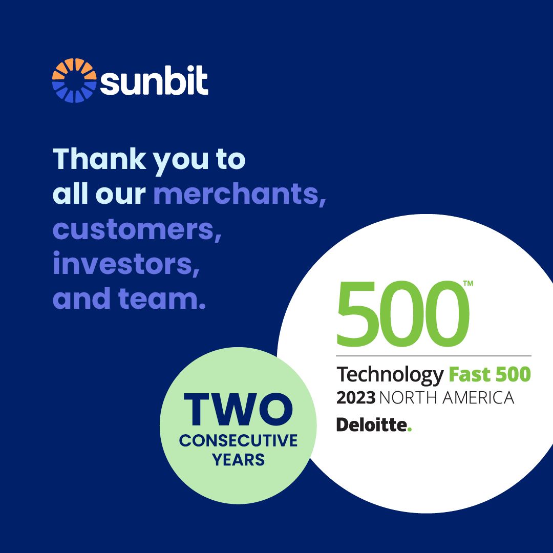 Sunbit Ranked Number 139 Fastest-Growing Company in North America on ...